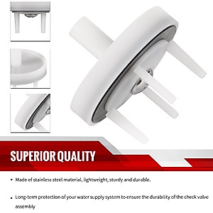 Bzsunway 905-052 765 Check Valve Assembly Febco 765 Repair Kit Replacement for Febco Model 765-1"&1-1/4" Pressure Vacuum Breakers, White
