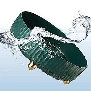 SNNAQSFR 2023 New Rotating Storage Rack - 360° Spinning Spice Rack Organizer, Safety ABS Material, Innovation Raised Edge Design, Must-have Tool for Kitchen (Small, White)