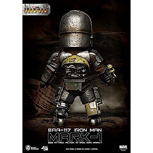 Beast Kingdom Iron Man Mark 1 EAA-117 Egg Attack Action Figure, Multicolor