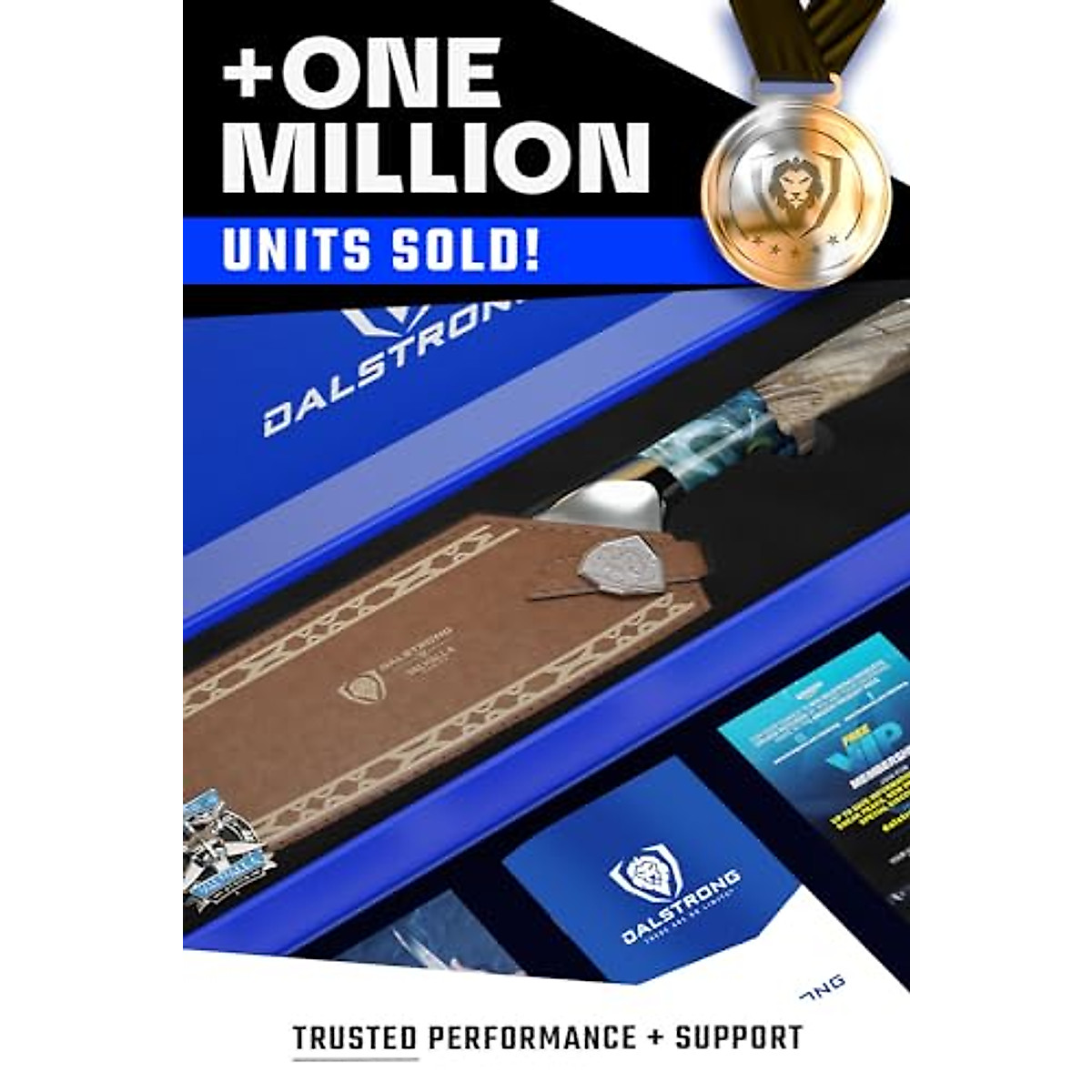 Dalstrong Nakiri Knife - 7 inch - Valhalla Series - 9CR18MOV High Carbon Steel - Vegetable Kitchen Knife - Celestial Resin & Wood Handle - Razor Sharp Asian Knife - w/Sheath