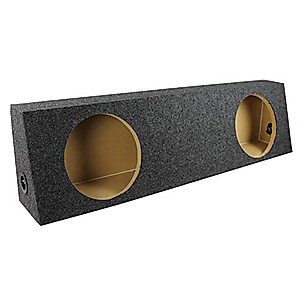 Q Power Dual 12" Sealed Heavy Duty Truck Subwoofer Box Enclosure | HD212-TRUCK