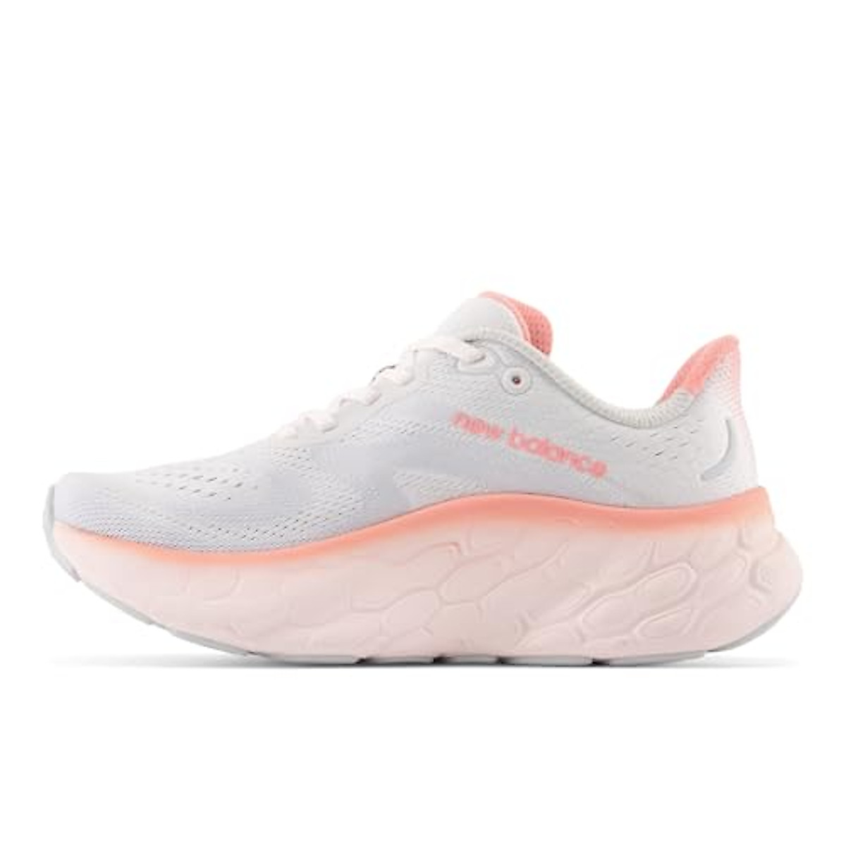 New Balance Women's WMORV4 Running Shoe, Quartz Grey/Washed Pink/Grapefruit, 8.5