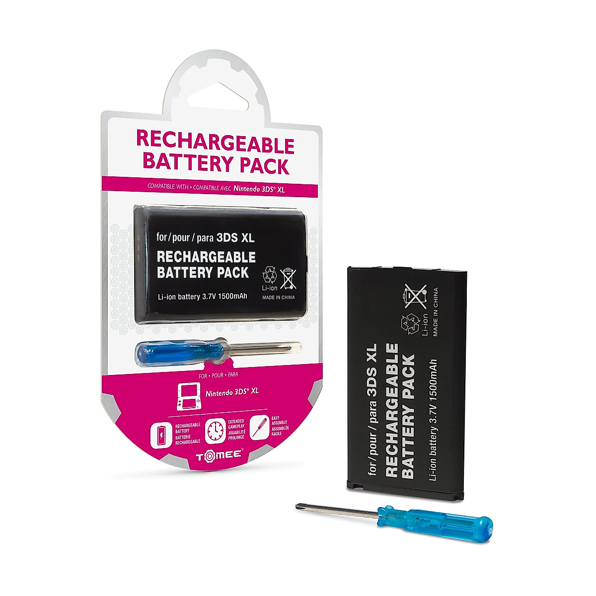 Tomee Rechargeable Battery Pack for New 3DS XL/ 3DS XL