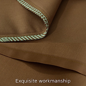 NTBAY Egyptian Cotton Queen Pillowcases - Set of 2, 500 Thread Count Cotton Pillowcases - Soft and Breathable Envelope Closure Pillow Cases - 20x30 Pillow Covers for Bed, Brown