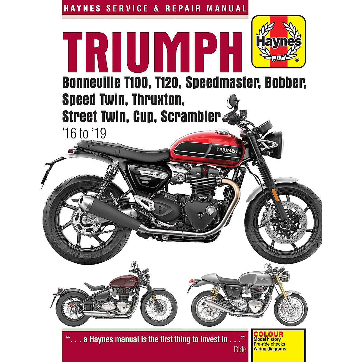 Triumph Bonneville T100/Bobber/Thruxton/Street/Scrambler Haynes (Paperback)