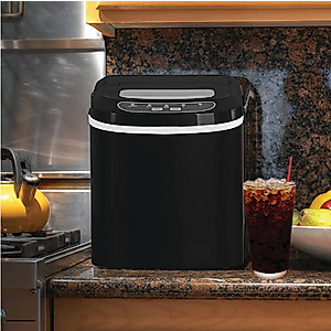 EJFC 26lb. Portable Countertop Ice maker, Black