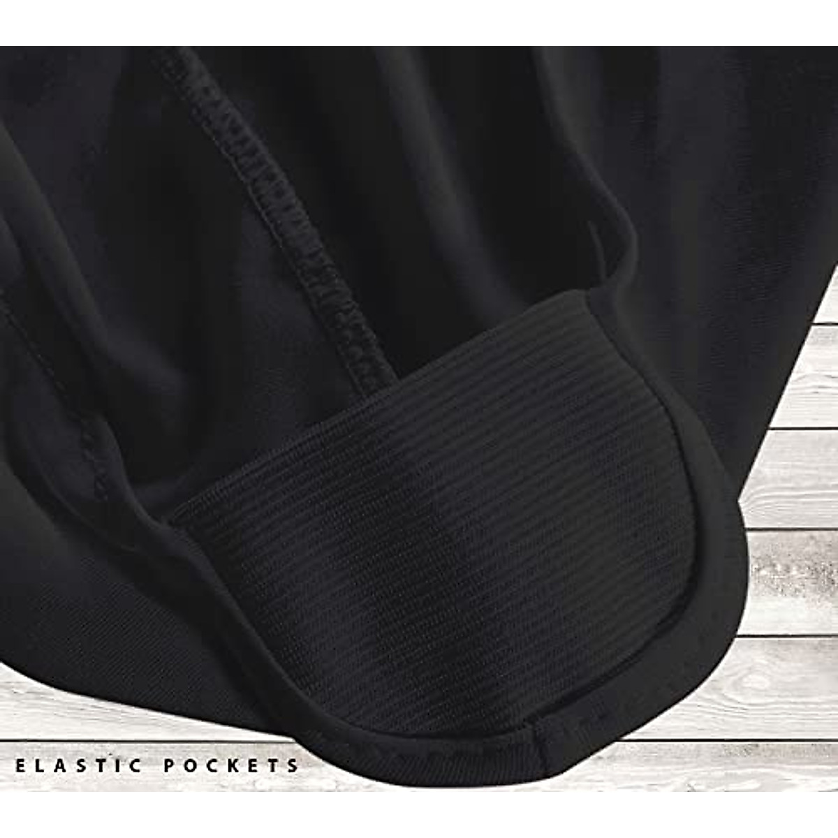 Bliss Casa - 2 Pack, 6FT Stretchable Table Covers - Tight Fit Washable and Wrinkle Resistant Spandex Tablecloths, Ideal for Both Indoor and Outdoor Events and Parties