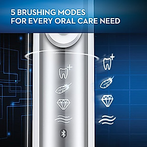 Oral-B Pro 5000 Smartseries Power Rechargeable Electric Toothbrush with Bluetooth Connectivity, Black Edition