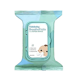 Breathefrida Vapor Wipes for Nose or Chest by Frida Baby 30 Count (Pack of 1)