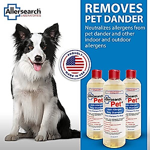 Allersearch Pet+ Anti-Allergen Dog Shampoo 16 Oz