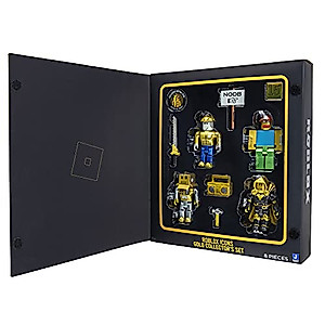 Roblox Action Collection - 15th Anniversary Roblox Icons Gold Collector's Set [Includes Exclusive Virtual Item]