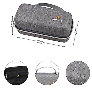 Aproca Grey Hard Travel Storage Protective Case, for Ceptics World Travel Adapter Kit