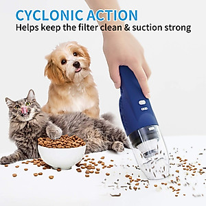 666 SIX BY SIX 【 Upgraded】 Handheld Vacuum Cleaner Cordless, Portable Mini Car Vacuum Small Dust Buster 5500 PA Strong Suction, Rechargeable Hand Vac for Home Car Pet Hair Carpet Cleaning
