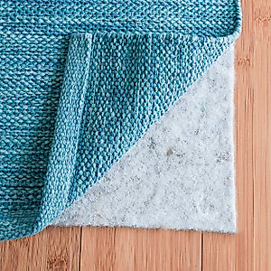 RUGPADUSA - Basics - 8'x10' - 1/4" Thick - 100% Felt - Protective Cushioning Rug Pad - Safe for All Floors and Finishes Including Hardwoods