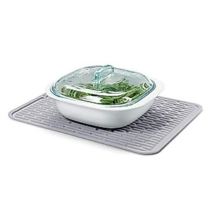 OXO Good Grips 13265200MLNYK Silicone Draining Mat Grey