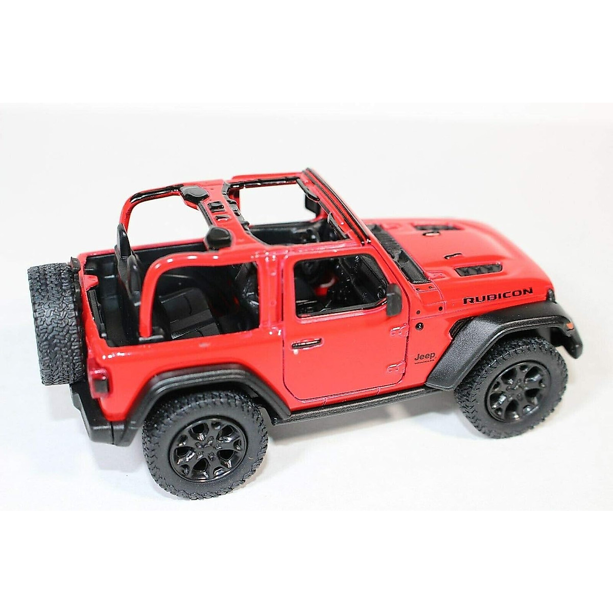 2018 Jeep Wrangler Rubicon No Top Red - Kinsmart P/B