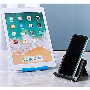 2 Pack Adjustable Tablet Stand Compatible with Fire HD 8 HD 10,Fire 7 Tablets,Compatible with Samsung Galaxy Tab A7 A8 S5e,Compatible with Kindle Paperwhite,E-Readers Desktop Holder