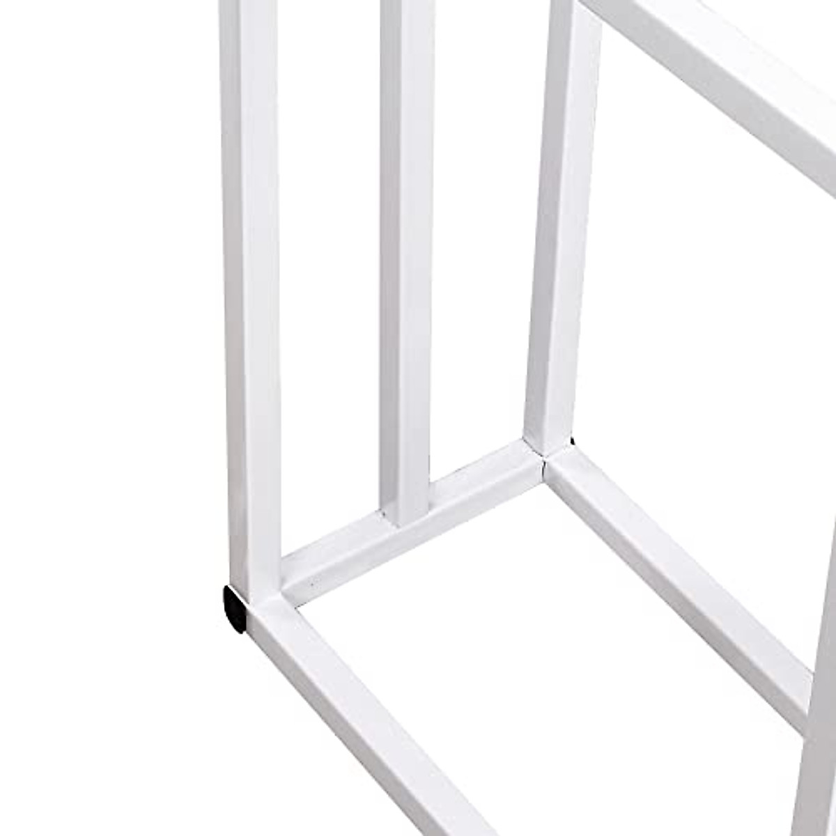 Metal Freestanding Towel Rack 3 Tiers Hand Towel Holder Organizer for Bathroom Accessories, White