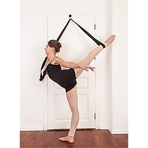 LEPOD Door Stretch Band - Get More Flexible with The Door Flexibility Trainer to Improve Leg Stretching - Perfect Home Equipment for Ballet, Dance and Gymnastic Exercise Taekwondo & MMA (Pink)