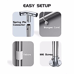 GAOMON 20'x13'x11' Carport Heavy Duty, 8 Reinforced Leg Poles & 14 mil PE Canopy, Outdoor Storage Shed with 4 Roll-up Doors and Ventilative Windows, Portable Garage for Pickup Truck, and Boat, White