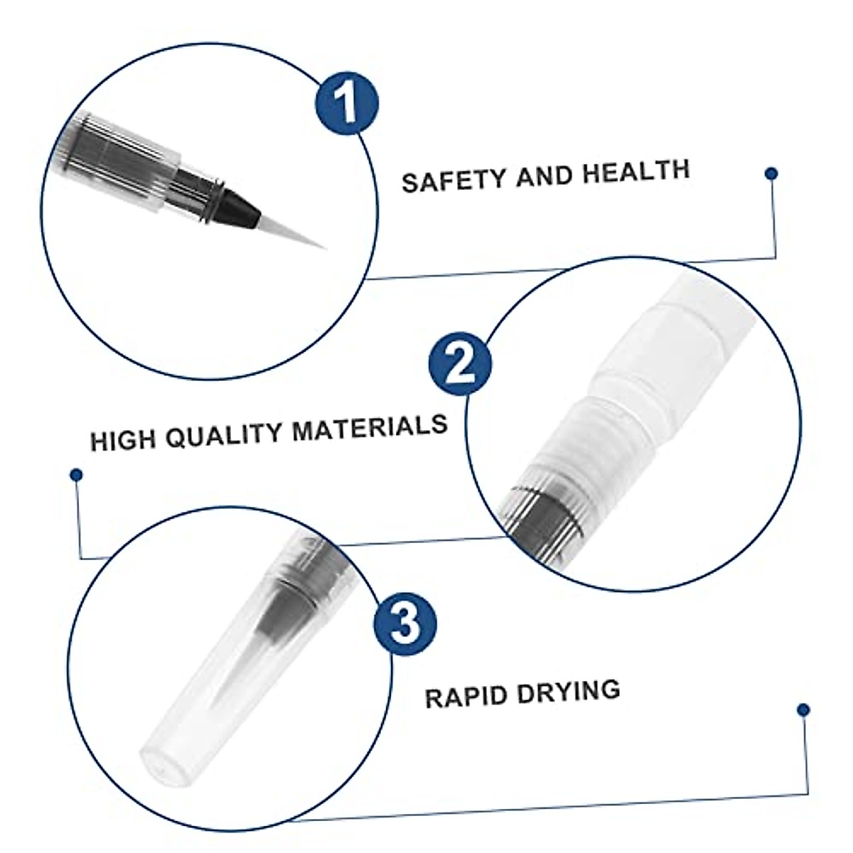 Operitacx 6pcs Pencils in Bulk Travel Set Paint Brushes Set Water Coloring Brush Set Watercolor Brushes Watercolor Brush Pens Writing Brush Water Brush Watercolor Pen Paint Brush Pointy