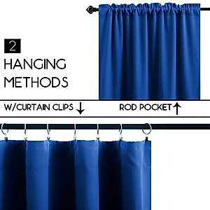 KOUFALL Loft Bed Curtains for Junior Boy Royal Blue TV Reflection Gaming Room Short Small Blackout Blinds Shades Bunk Bed Curtains for Boys Room Decor Width 34 X 30 Inch Length