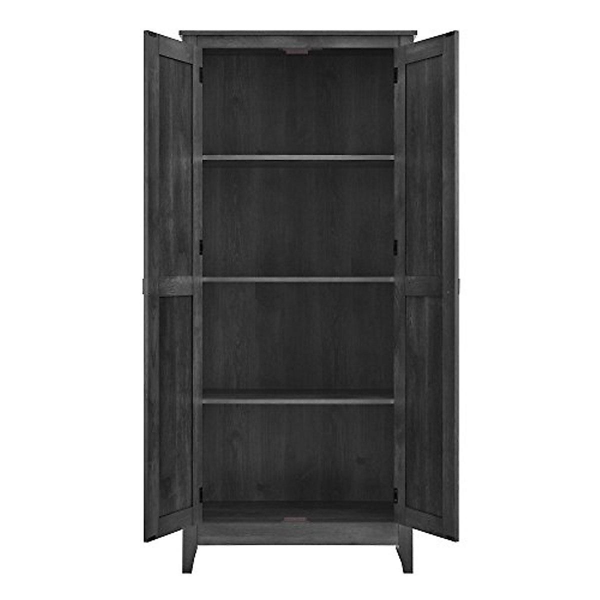 Ameriwood Home Farmington Wide Storage Cabinet, 31.5", Rustic Gray & Home Farmington Wide Storage Cabinet, 18", Rustic Gray,7531196COM