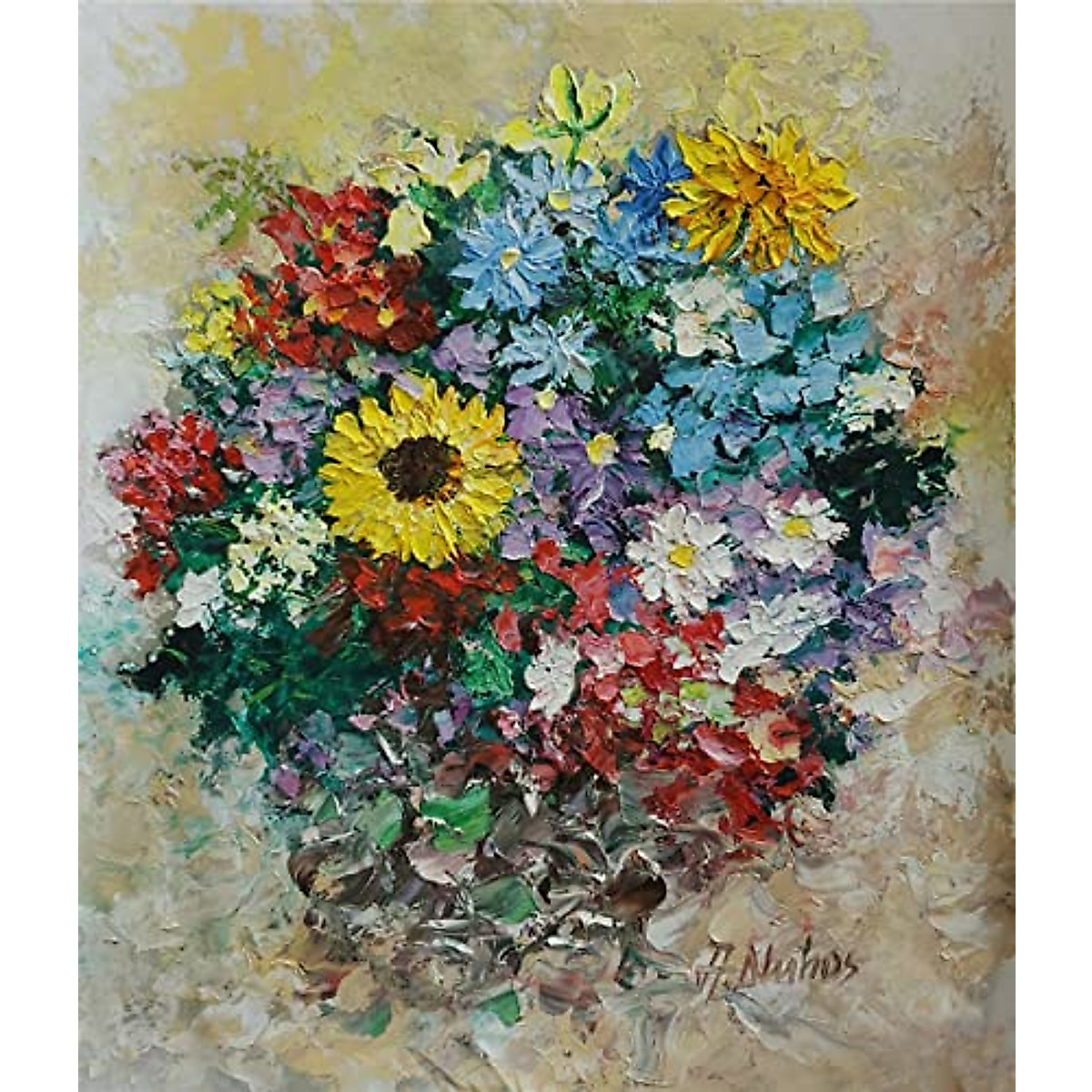 Surrounded By Friends, Still Life By Internationally Renowned Artist Andre Dluhos