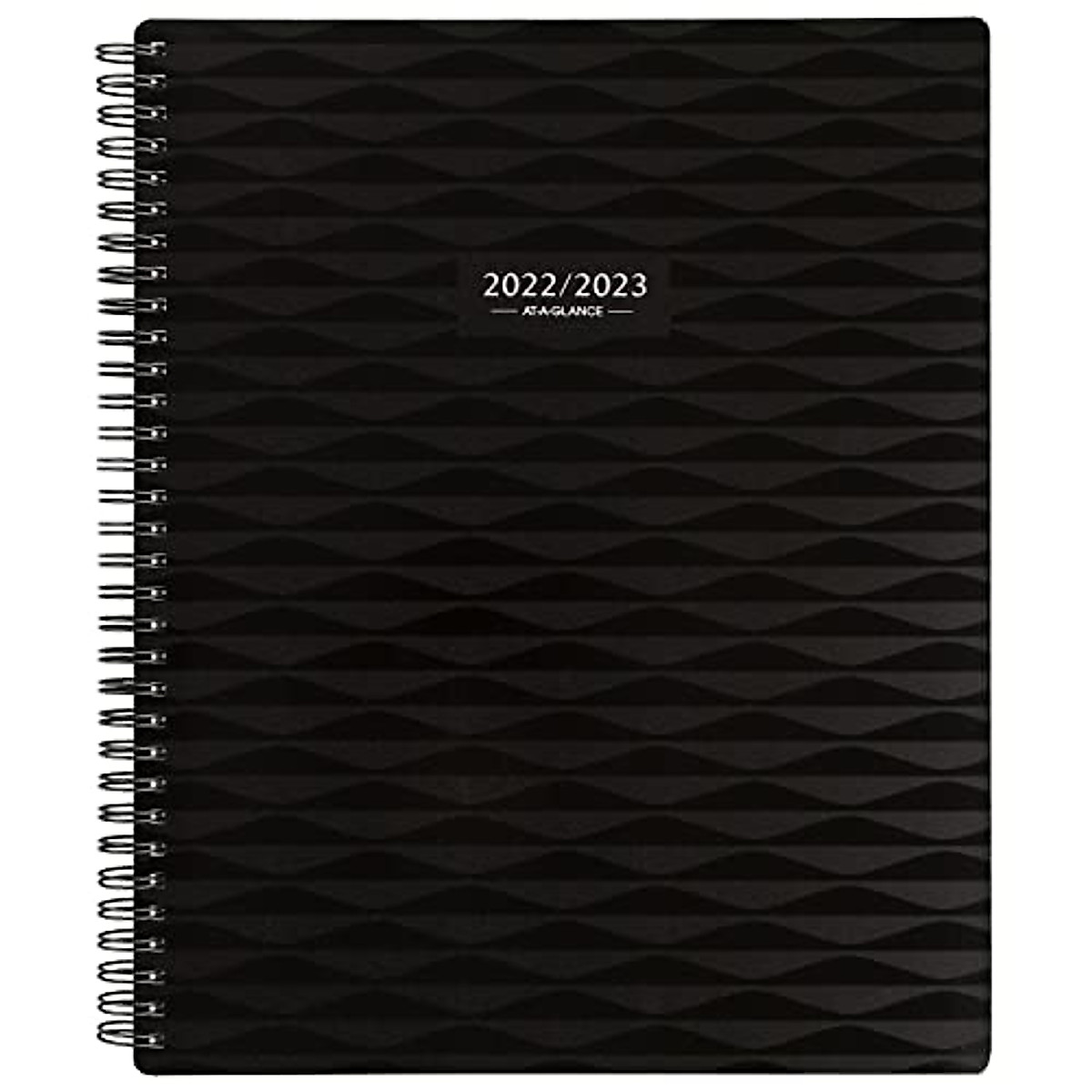 AT-A-GLANCE 2022-2023 Planner, Weekly & Monthly Academic, 8-1/2" x 11", Large, Elevation, Black (75959P05)