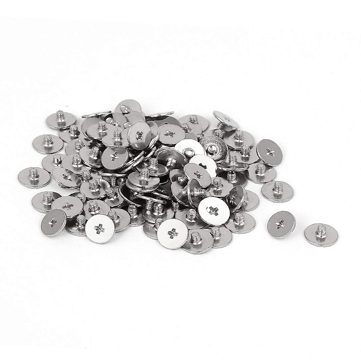 New Lon0167 2mmx2mm Nickel Featured Plated Flat Head reliable efficacy Ultrashort Notebook laptop Computer Screw 100pcs(id:7ee 97 ae d2a)