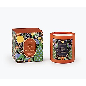 Rifle Paper Co. Candle Set for Festive Occasions and Gatherings with Decorative Box and Festive Labels On Soy Candle Base, 40+ Hour Burn Time, The Souks of Marrakech and High Peaks of The Adirondack
