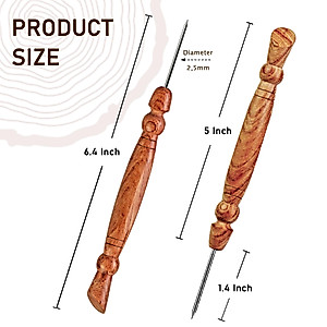 Savina Stiletto & Pressing Tool - Essential Quilting/Sewing Tool Stiletto, Presser - Precision placement tool for Getting Seams to Lay Correctly (1 Pieces)