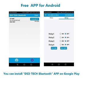 DSD TECH SH-BT01E Bluetooth Relay for iPhone and Android