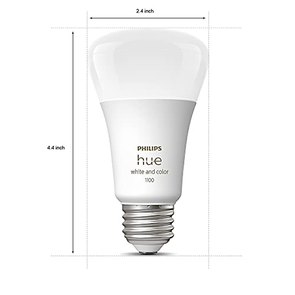 Philips Hue 2-Pack White and Color A19 Medium Lumen Smart Bulb & Smart Dimmer Switch and Remote, Installation-Free, Smart Home, Exclusively for Philips Hue Smart Lights (2021 Version), White (562777)