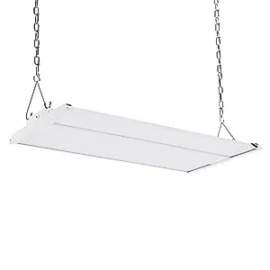 AmazonCommercial LED Linear High Bay, 135 Watt, 50000 Hours, Dimmable 0-10V, 18000 Lumens, ETL and DLC Certified, Daylight, 1-Pack