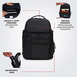 OGIO Pace Pro 25 Backpack, Black