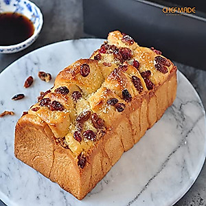 CHEFMADE Bread Loaf Pan with Lid, Nonstick 0.99Lb Dough Capacity Rectangle Flat Toast Box for Oven Baking