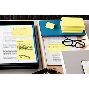 Post-it Notes, 4 in x 6 in, America's #1 Favorite Sticky Notes, Canary Yellow, 12 Pads/Pack