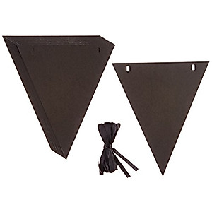 Amscan Pennant Banner, 15 feet, Jet Black