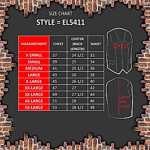 EVENT LEATHER EL5411 Men's Black Classic Side Lace Motorcycle Leather Jacket – Motorcycle Riding Jackets - X-Large