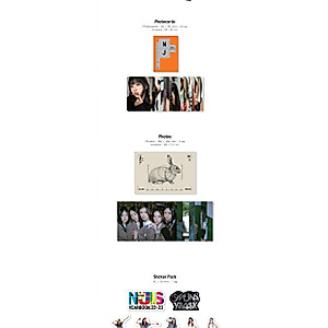 NewJeans Yearbook 22-23 Photo Bundle+Bunnies Camp photobook+Handbook+Letters to Bunnies+Polaroid Book+Photo zine+Photocard+Photo+Sticker+Digital Code+Index Sticker+Tracking Sealed New Jeans