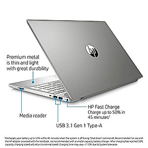 HP Pavilion 15.6-inch Touchscreen FHD(1920x1080) IPS Laptop PC, 10th Gen Quad Core Intel i7-1065G7 Processor, 12GB DDR4, 1TB HDD, Bluetooth, HDMI, B&O Play Audio, Backlit Keyboard, Windows 10 Home