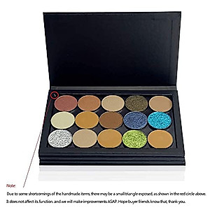 Coosei 4-Layer Book Shaped Magnetic Eyeshadow Palette Empty Makeup Storage Box For Eyeshadow Lipstick Blush Powder extra large big space