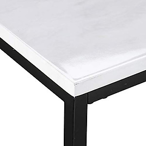 SEI Furniture Corman Console Table, 56" W x 12" D x 29" H, Black, Gray