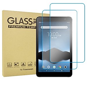 Transwon 2-Pack Tempered Glass Screen Protector for SKY Devices Elite Octa Tablet, SKY Devices Elite Octa Tablet Screen Protector/SKY Devices Elite Octa Tablet 8 Inch Screen Protector