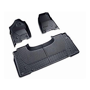 Mopar 82215321AB - 2019 Ram 1500 All-Weather Slush Mats - Black - Crew Cab