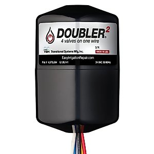 DOUBLER2 - 4 Valves on One Wire / Expand or Repair Your Irrigation System with Ease