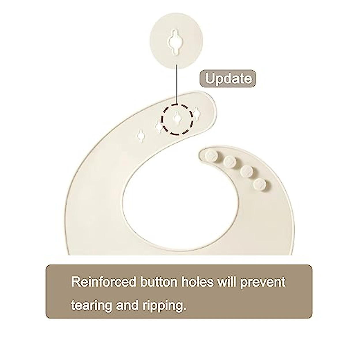 PandaEar 2 Pack Silicone Baby Bibs for Girls, Waterproof Silicone Bibs with Food Catcher, Thick Adjustable Toddler Bibs Baby Food Bibs for Eating, Soft, Non Messy (Pink Tawny)