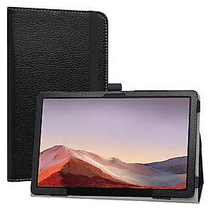 JRTAL Compatible with TCL Tab Pro 5G Case/TCL TABMAX 10.4 Case,Premium PU Leather Slim Stand Cover for 10.36" TCL Tab Pro 5G TCL-9198S/TCL TABMAX 10.4 9296Q Tablet(Not fit TCL Tab 10 5G 9183),Black