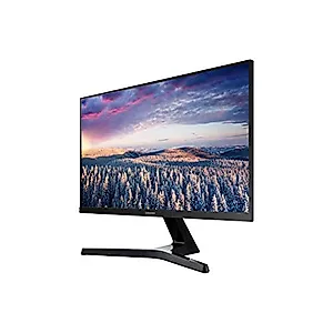 SAMSUNG 24" SR35 Series FHD 1080p Computer Monitor, 75Hz, IPS Panel, HDMI, VGA (D-Sub), VESA Compatible, 3-Sided Border-Less LS24R356FZNXZA, Black